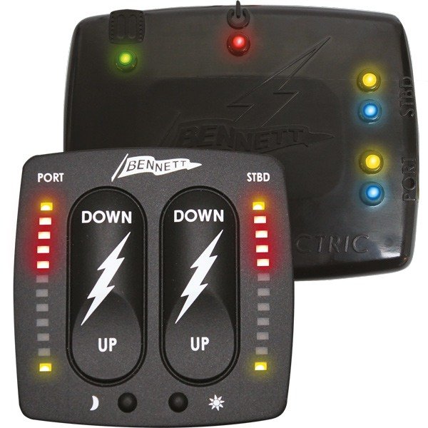 Bennett "bolt" rocker switch med indikator/sys.kontrol/retr