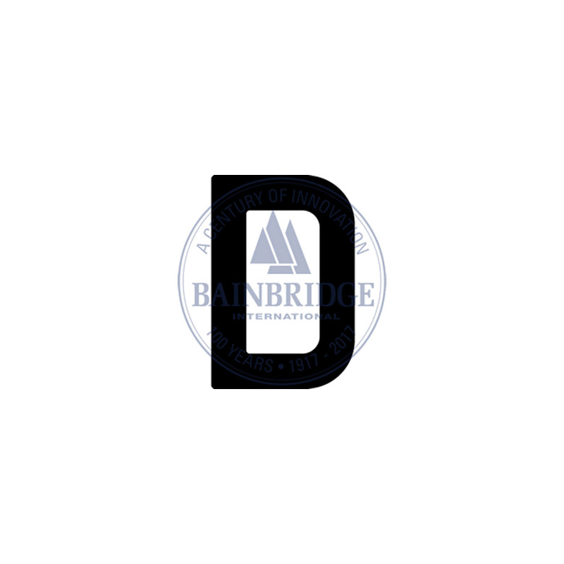 Bainbridge Sail Letters 300mm Black D