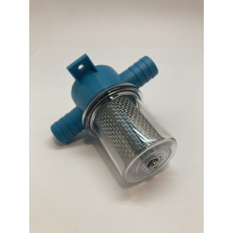 VANDFILTER plast - rustfri filter - Ø19 mm slangestuds